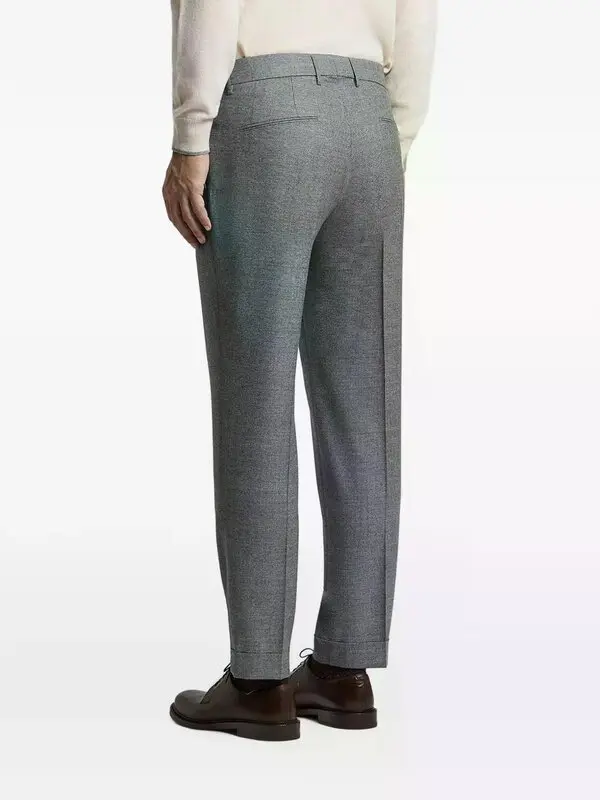 Peserico Pleated Turn-up Trousers