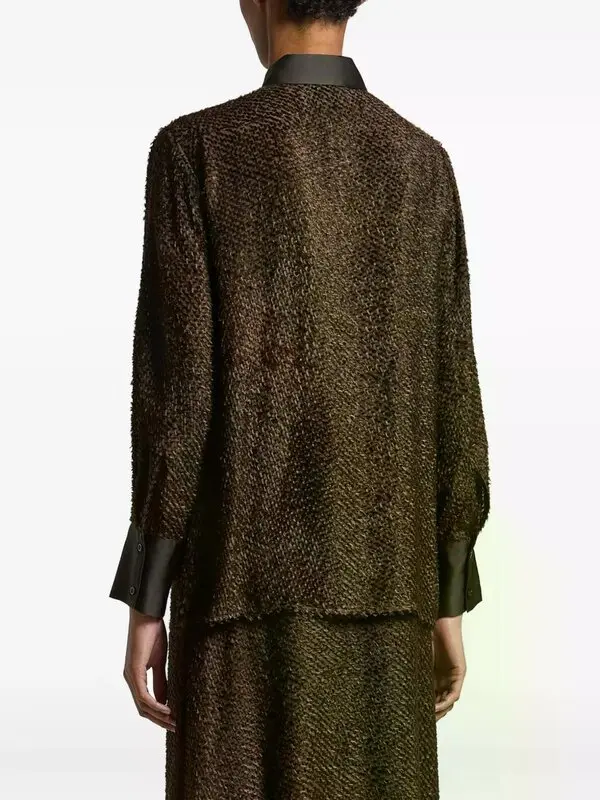Peserico Textured-finish Long-sleeve Shirt