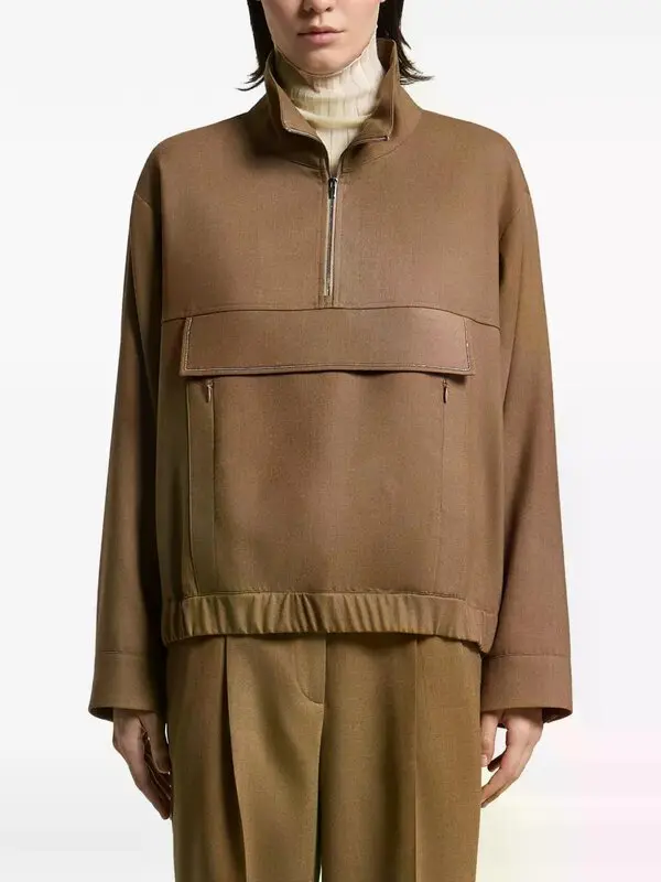 Peserico Half-zip Elasticated-hem Jacket