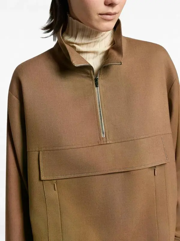 Peserico Half-zip Elasticated-hem Jacket