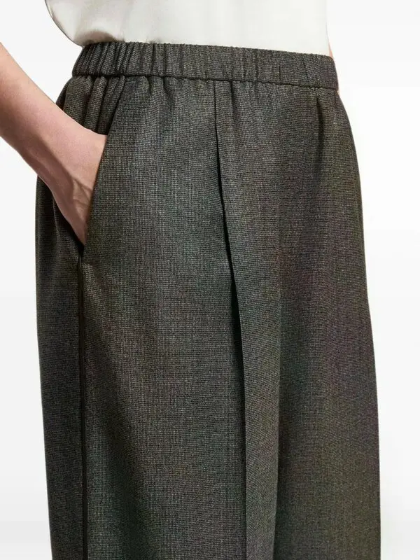 Peserico Elasticated-waistband Pleated Trousers