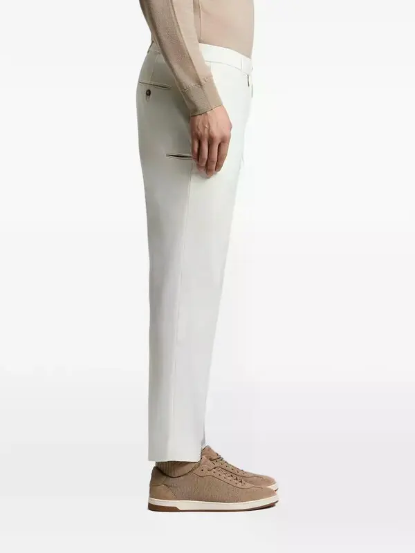 Peserico Pressed-crease Tailored Trousers
