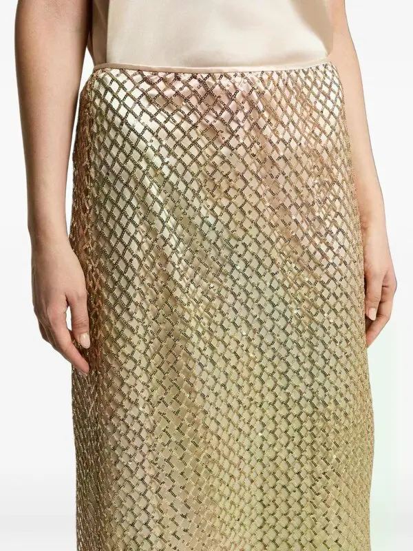 Peserico Sequin-embellished Midi Skirt