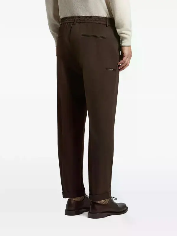 Peserico Elasticated-waistband Tailored Trousers
