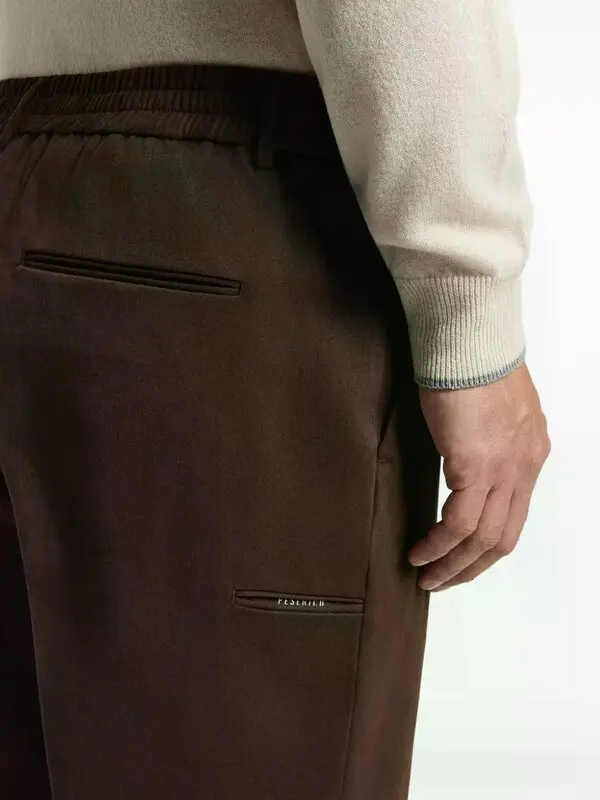 Peserico Elasticated-waistband Tailored Trousers