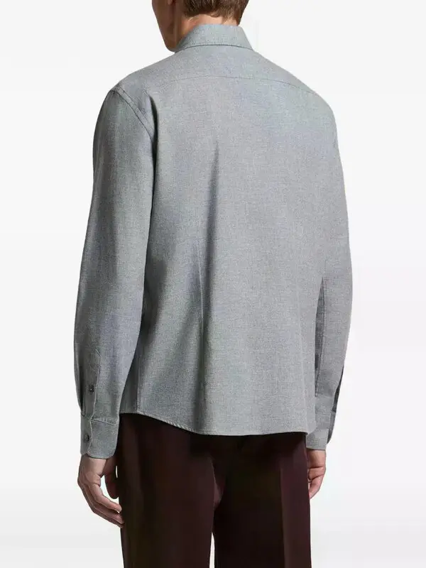 Peserico Long-sleeve Button-down Shirt