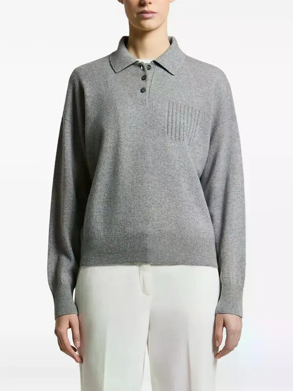 Peserico Ribbed-pocket Polo Shirt