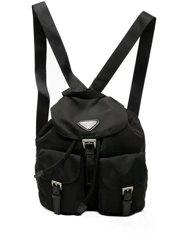 Prada 2000-2013 Tessuto Backpack - Black