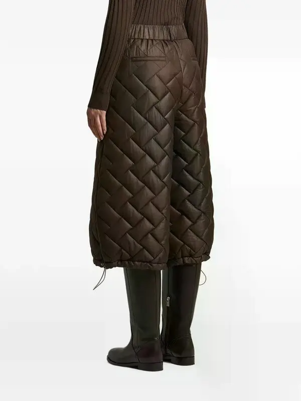Peserico Quilted Drawstring Trousers
