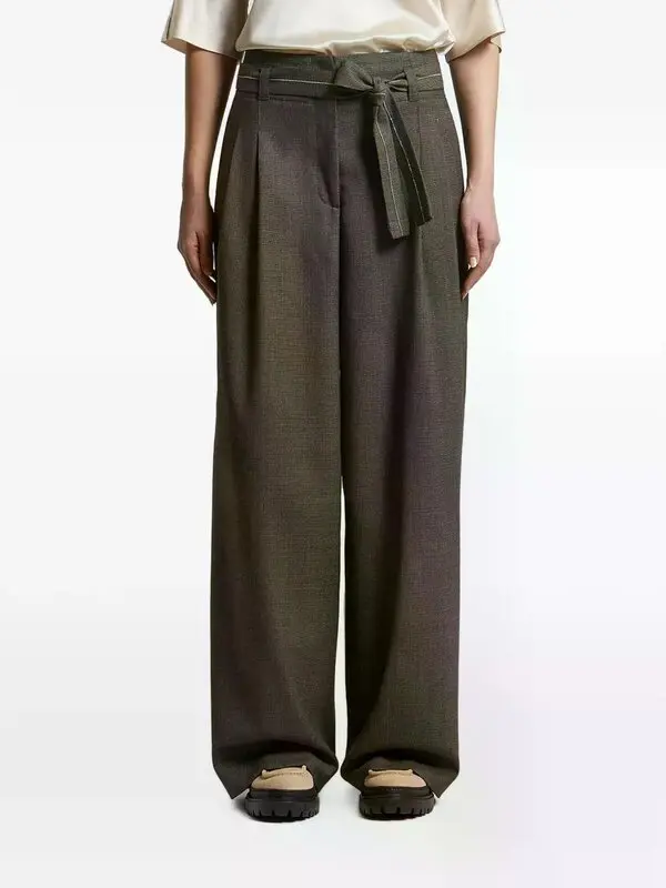 Peserico Belted Pleated Trousers