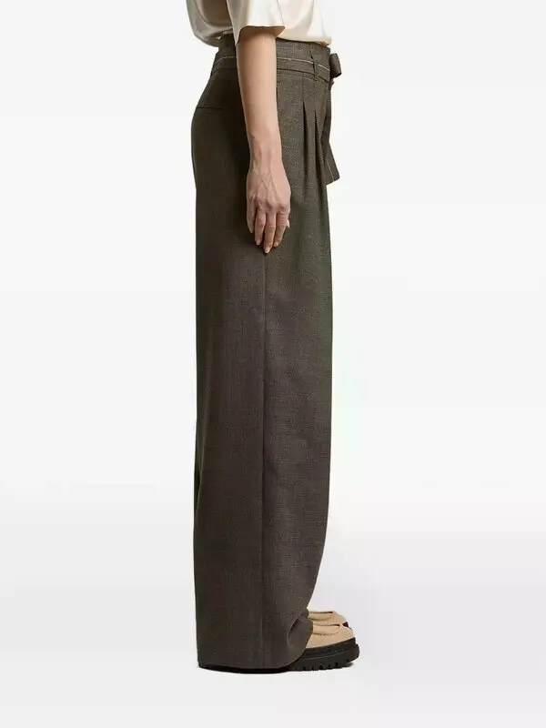 Peserico Belted Pleated Trousers