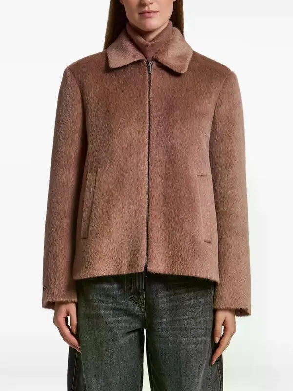 Peserico Zip-up Faux-fur Jacket