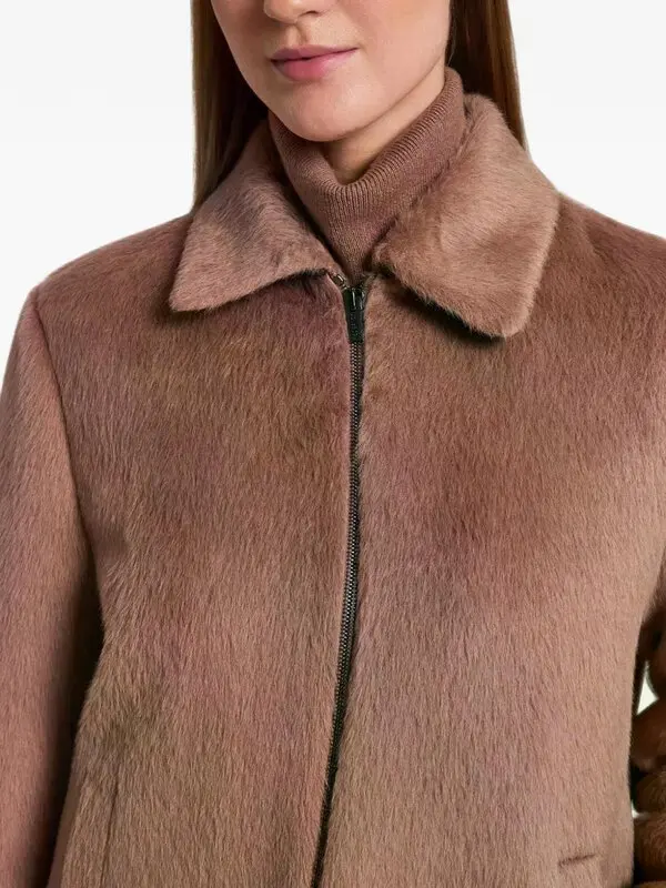 Peserico Zip-up Faux-fur Jacket