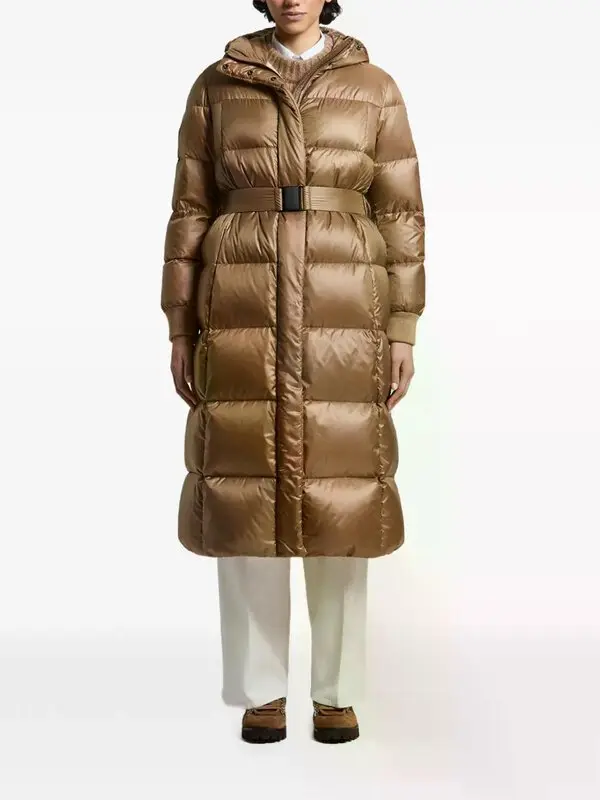 Peserico Belted Hooded Coat
