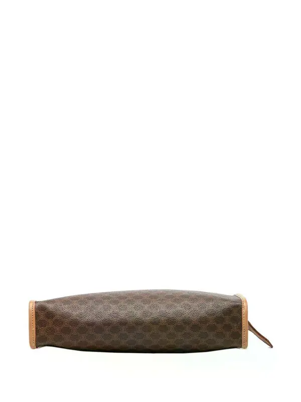 Celine 20th Century Macadam Coated Canvas Clutch Bag