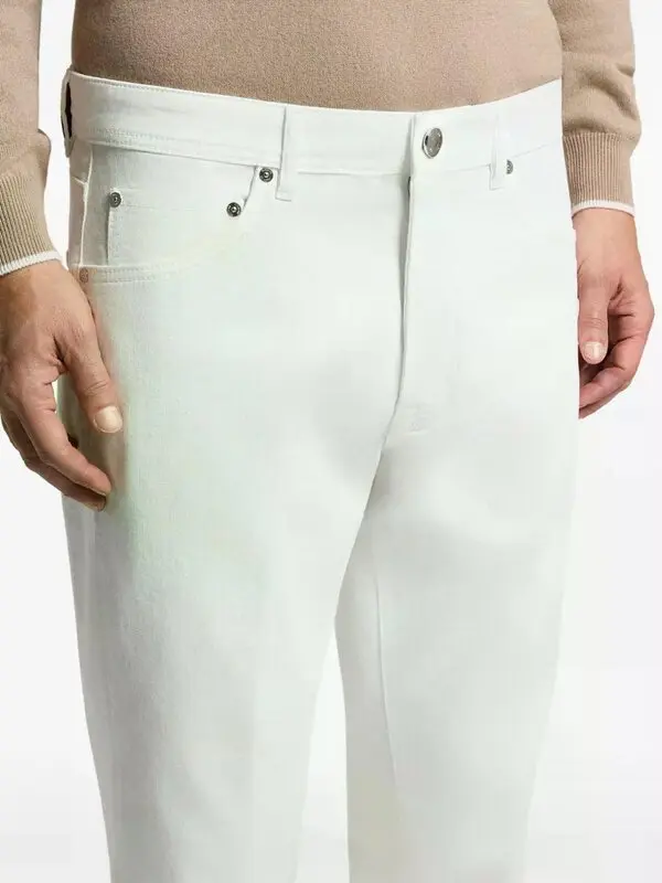 Peserico Logo-patch Straight-leg Jeans