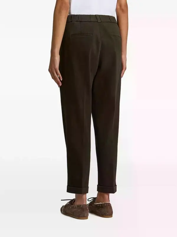 Peserico Turn-up Cuff Tailored Trousers