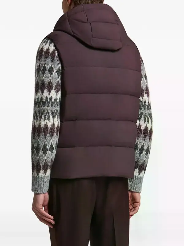 Peserico Quilted Hooded Gilet