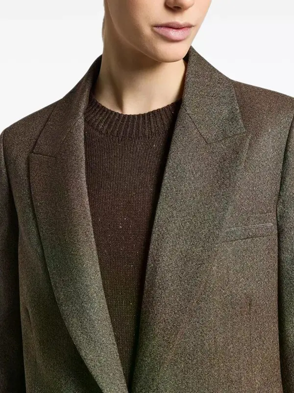 Peserico Single-breasted Peak-lapel Blazer