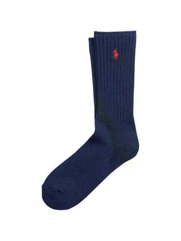 Polo Ralph Lauren Logo-detail Socks - Blue
