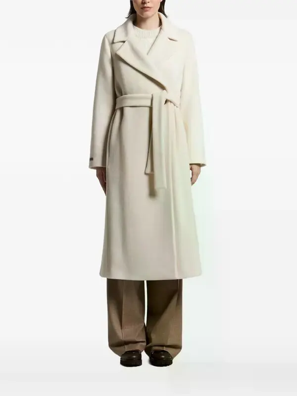Peserico Belted Notch-lapel Coat
