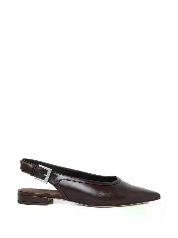 Peserico Pointed-toe Slingback Flat Pumps