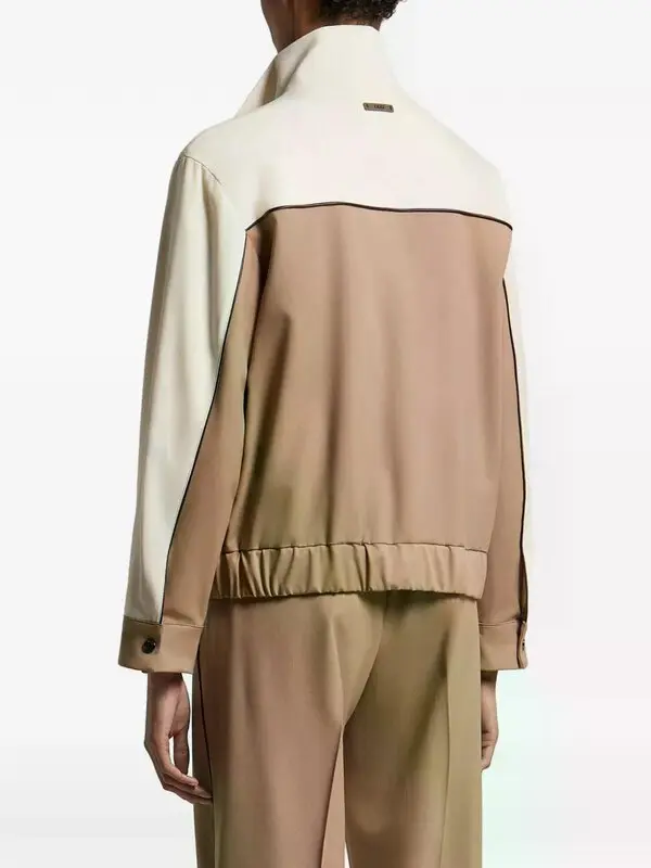 Peserico Colour-block Panelled Zip-up Jacket