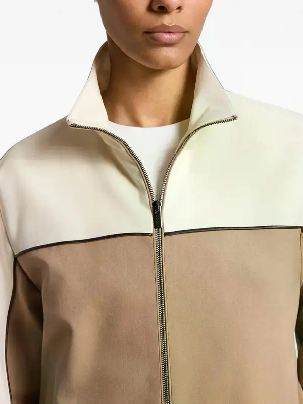 Peserico Colour-block Panelled Zip-up Jacket