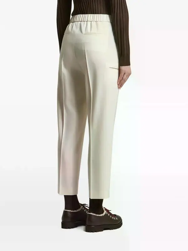 Peserico Elasticated-waistband Cropped Trousers
