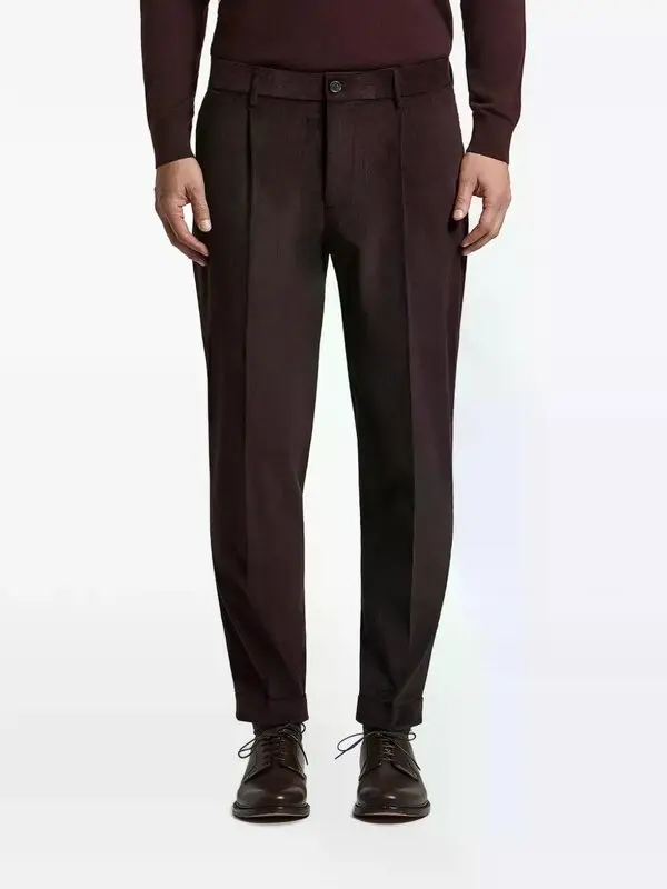 Peserico Pleated Corduroy Trousers