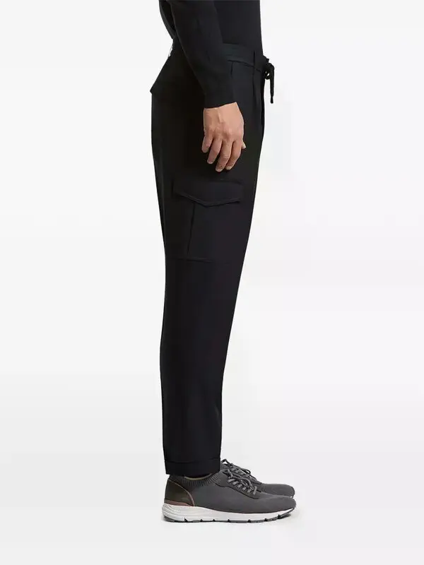 Peserico Pleated Drawstring-waist Trousers