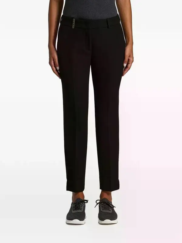 Peserico Logo-plaque Slim-fit Trousers