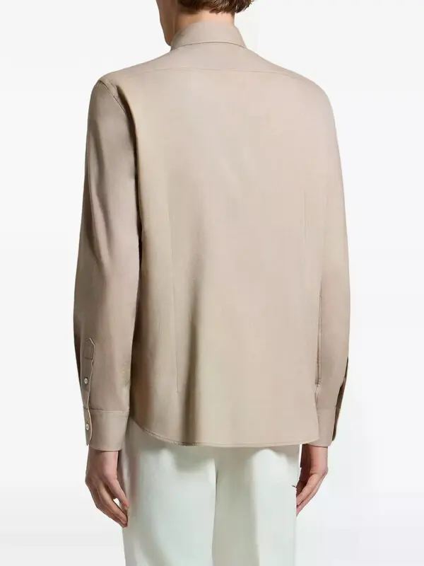 Peserico Long-sleeve Button-down Shirt