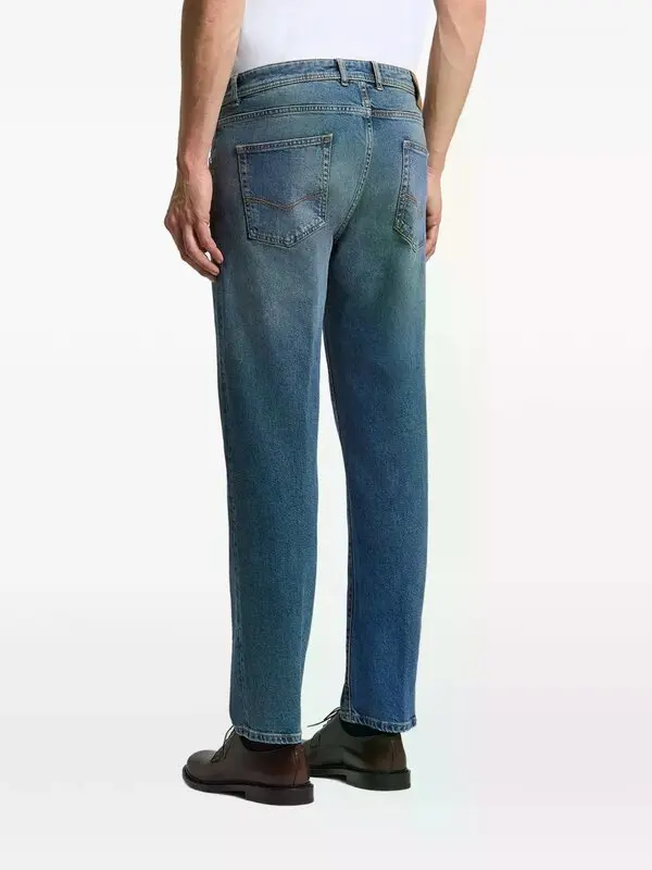 Peserico Faded Straight-leg Jeans