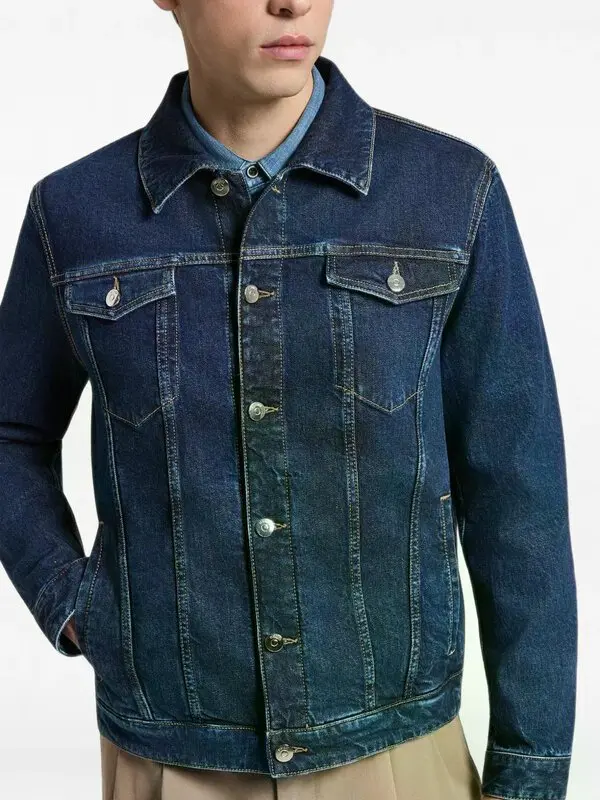 Peserico Button-up Denim Jacket