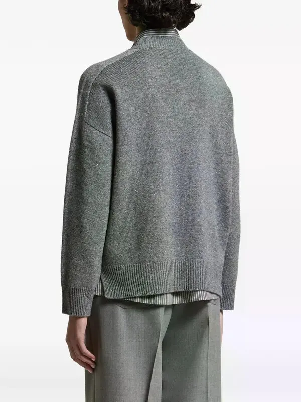 Peserico V-neck Drop-shoulder Sweater
