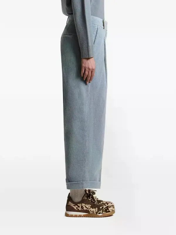 Peserico Pleated Corduroy Trousers