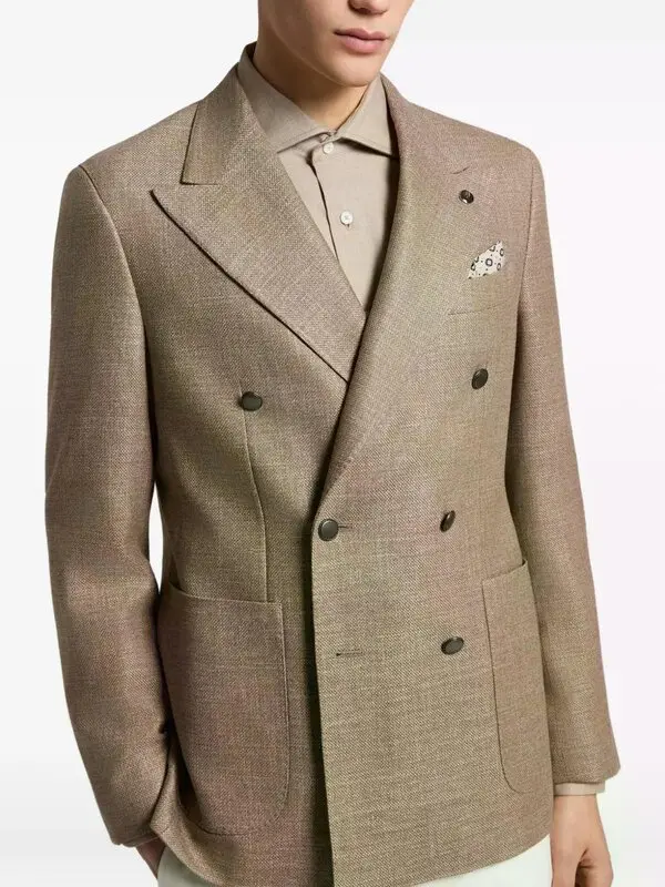 Peserico Double-breasted Peak-lapels Jacket
