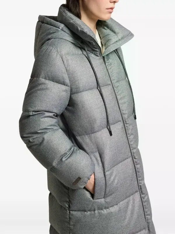 Peserico Hooded Padded Coat
