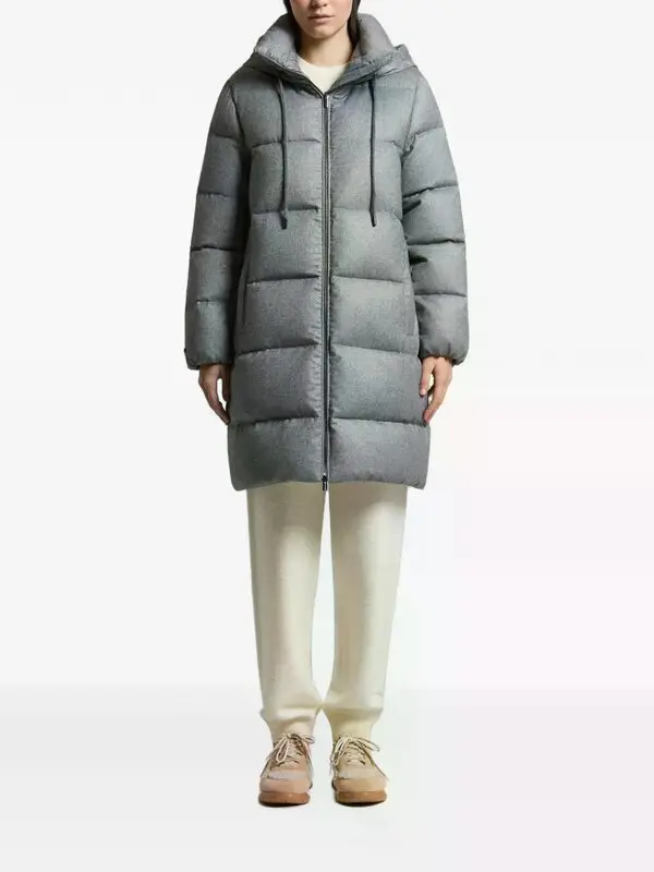 Peserico Hooded Padded Coat