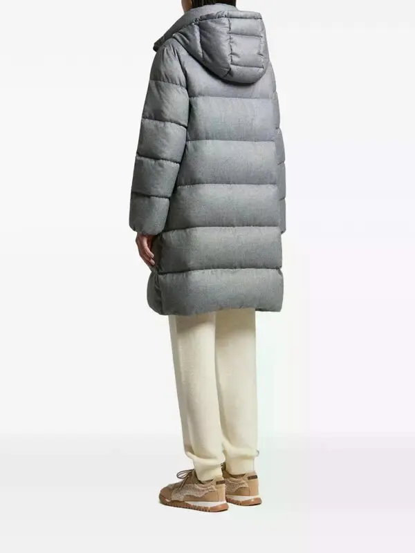 Peserico Hooded Padded Coat