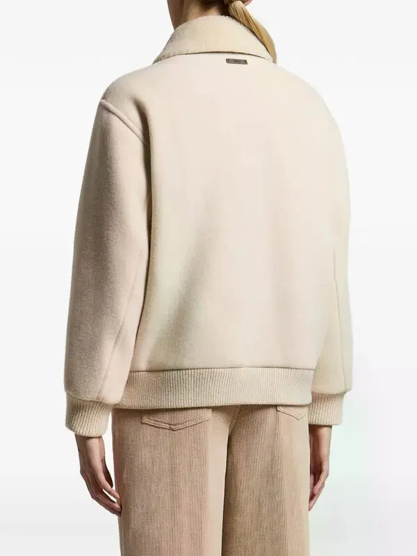 Peserico Shearling-collar Bomber Jacket