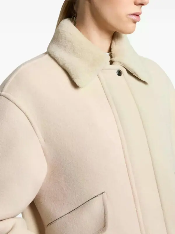 Peserico Shearling-collar Bomber Jacket