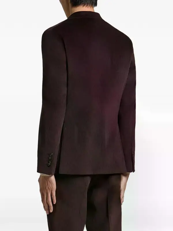 Peserico Corduroy Single-breasted Jacket