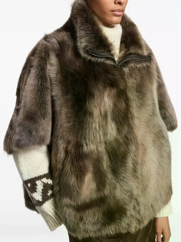 Peserico Reversible Faux-fur Jacket