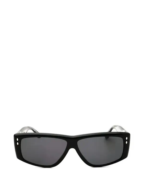 Isabel Marant Étoile Rectangle-frame Sunglasses - Black