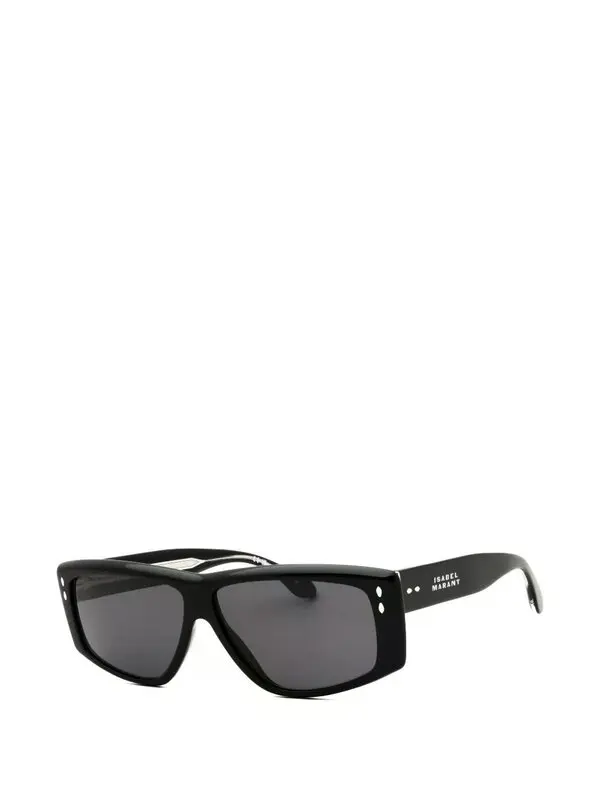 Isabel Marant Étoile Rectangle-frame Sunglasses - Black