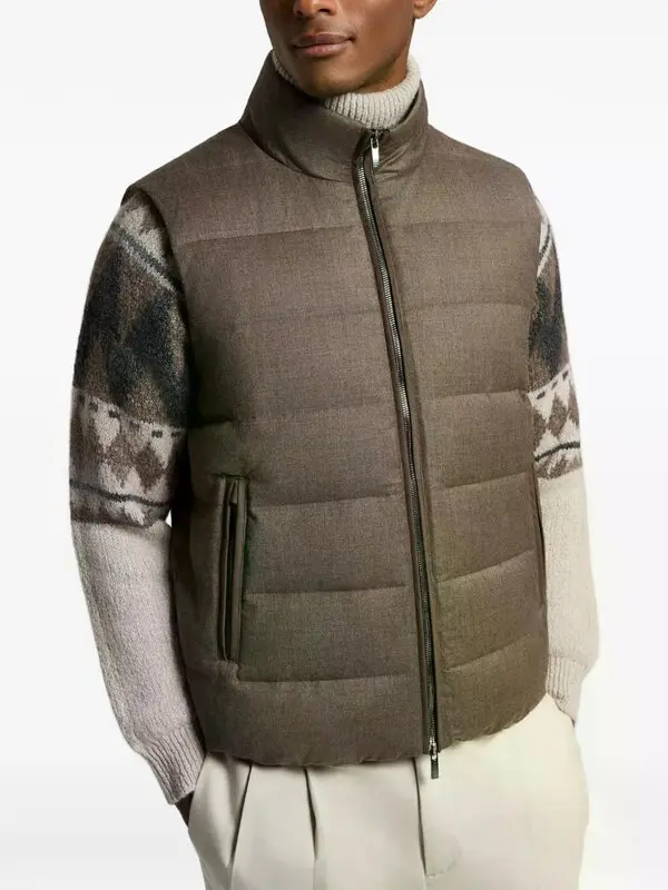 Peserico Quilted Padded Gilet