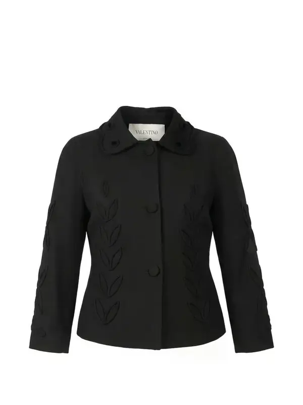 Valentino Garavani Buttoned Jacket - Black