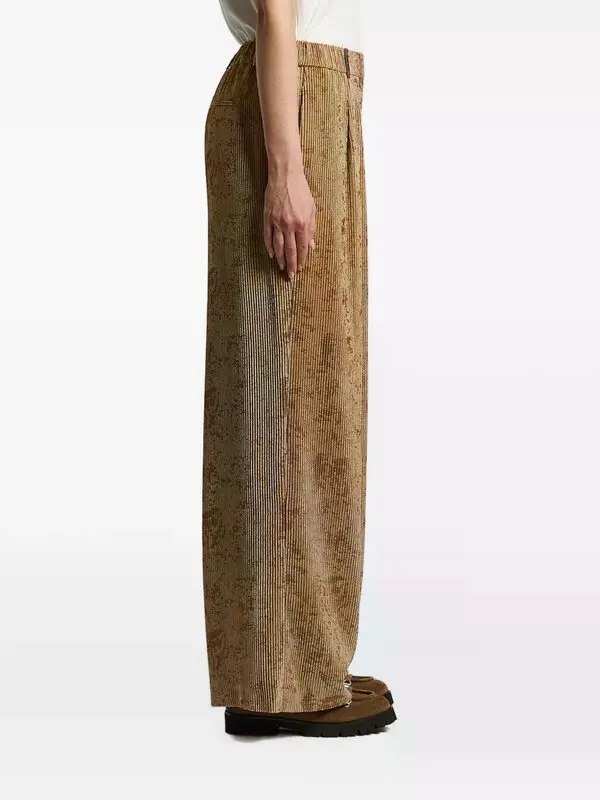 Peserico Pleated Wide-leg Trousers